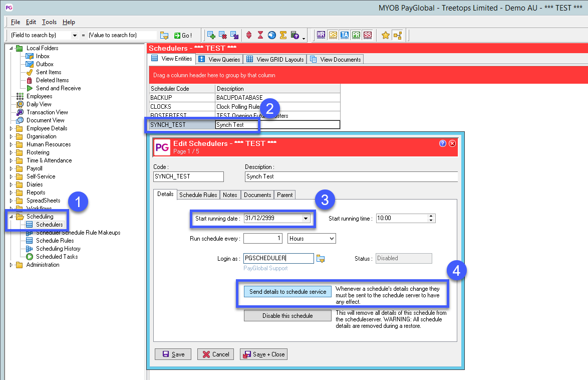 Error Scheduler Disabled At Database Level